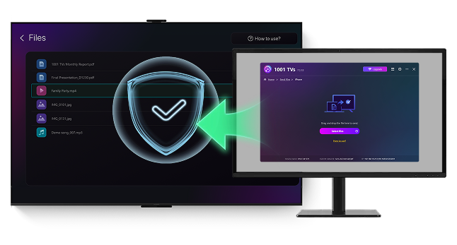 Enviar archivos a la TV desde PC y Mac | Transferencia inalámbrica de ...