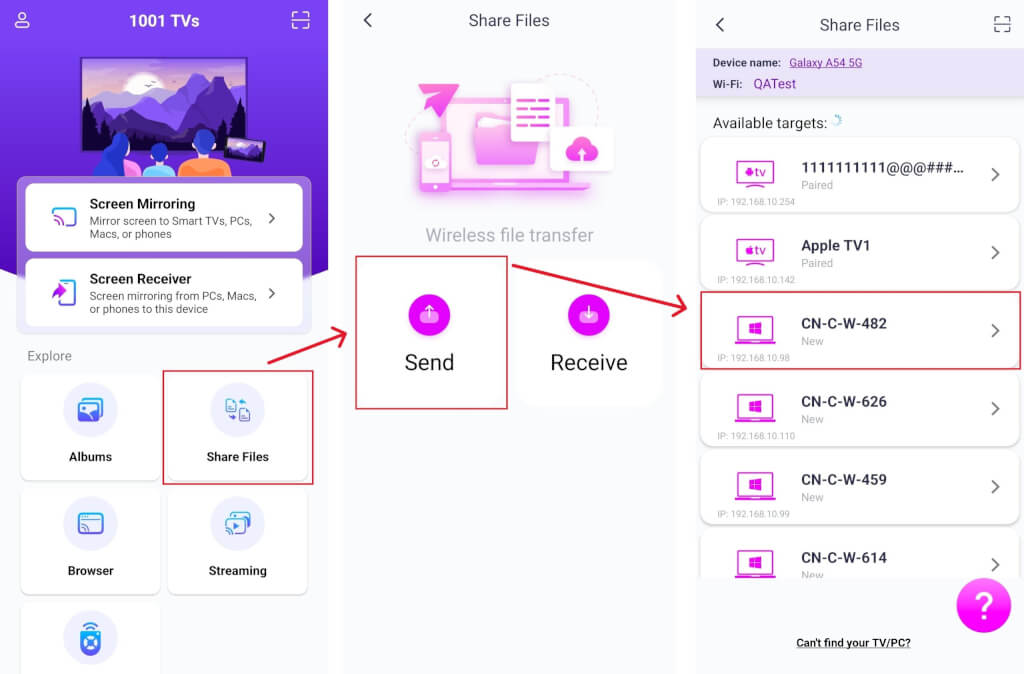 1001 TVs--[Android] How to Send Files From Android Phone to PC, Mac, and TV
