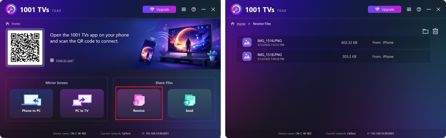 1001 TVs--How to Send Files from Your PC/Mac to TV/PC/Mac