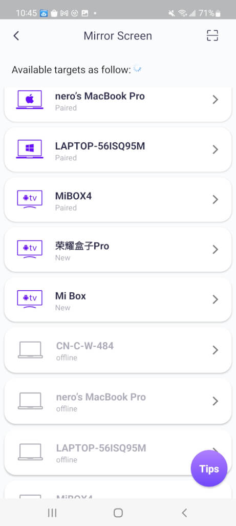 1001 TVs--[Android] How to Mirror Android phone Screen to PC