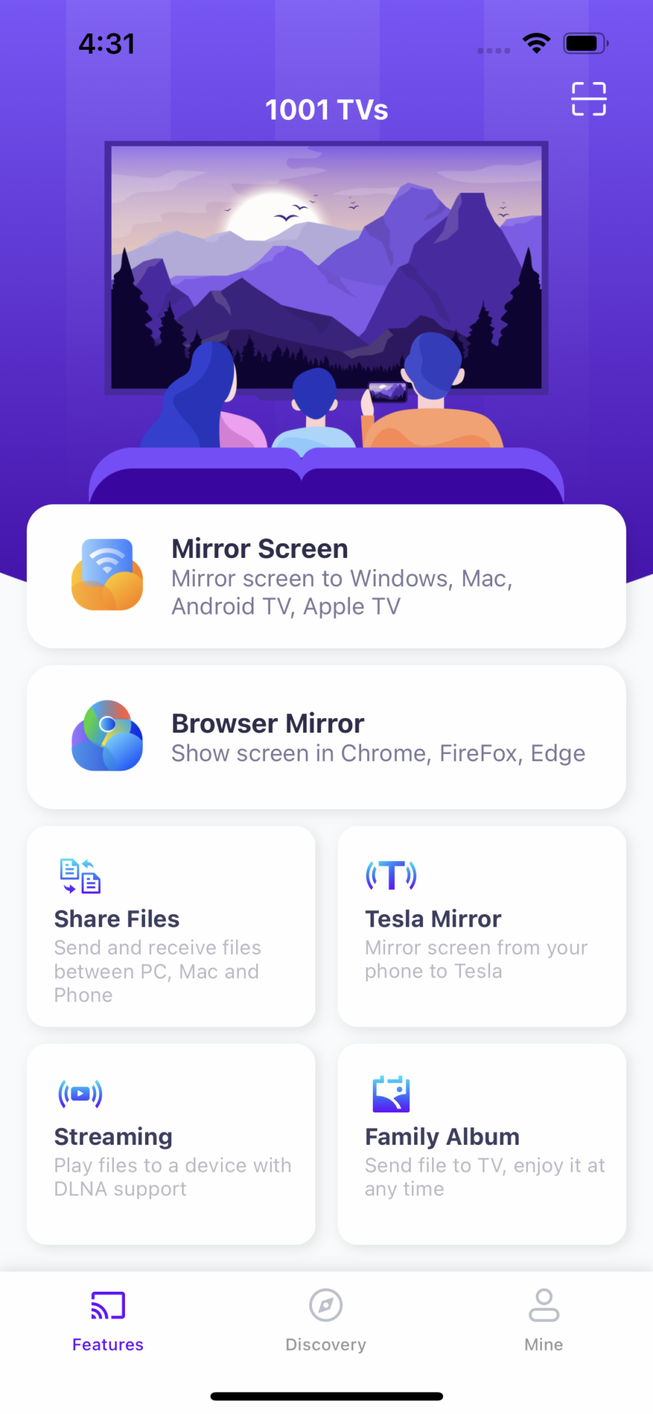 1001 TVs--[Mac/Windows] ¿Cómo enviar archivos a un teléfono móvil Android/iOS?