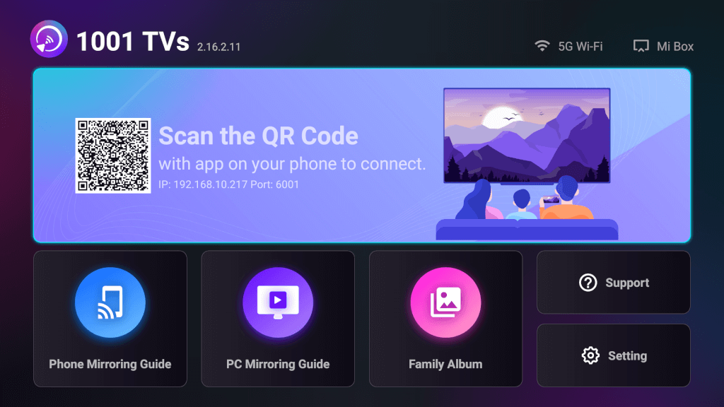 1001 TVs--Screen Mirroring