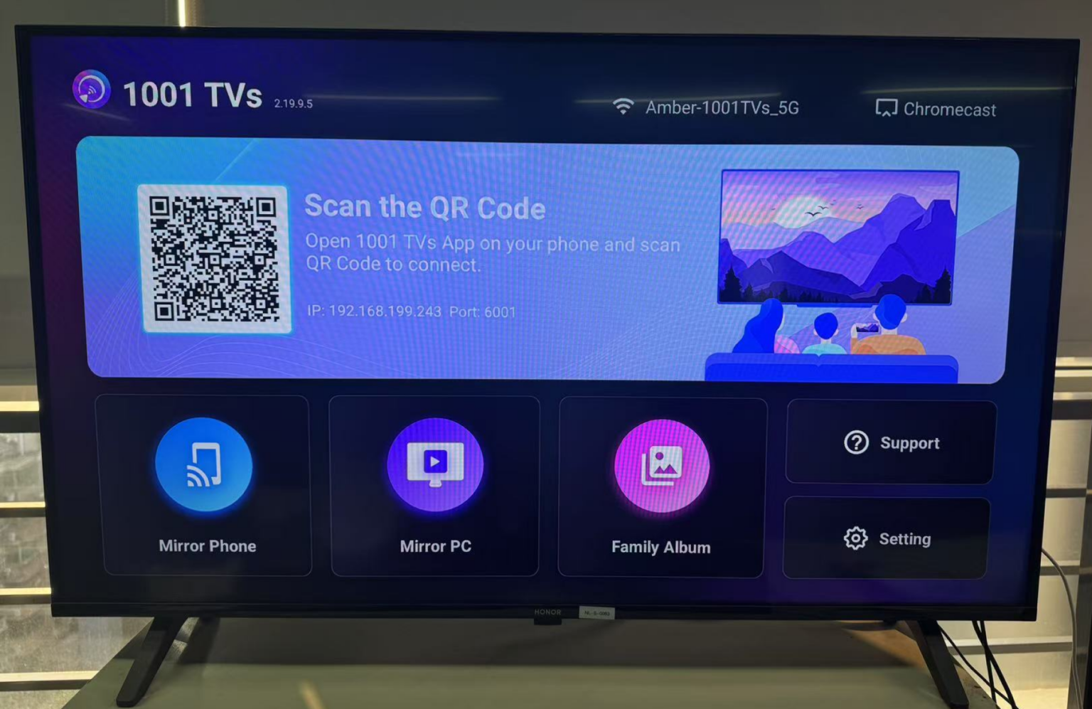 1001 TVs--Cómo escanear el código QR correcto