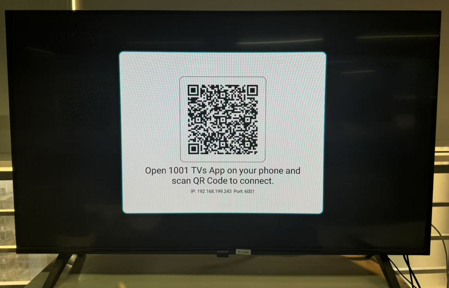 1001 TVs--Cómo escanear el código QR correcto