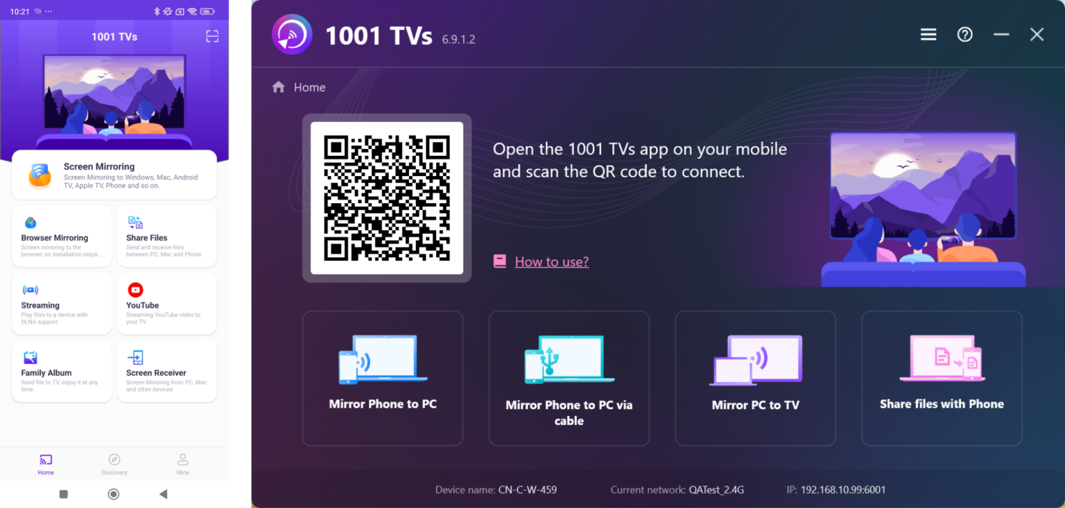 1001 TVs--How to Mirror Multiple Phones to the Same Computer