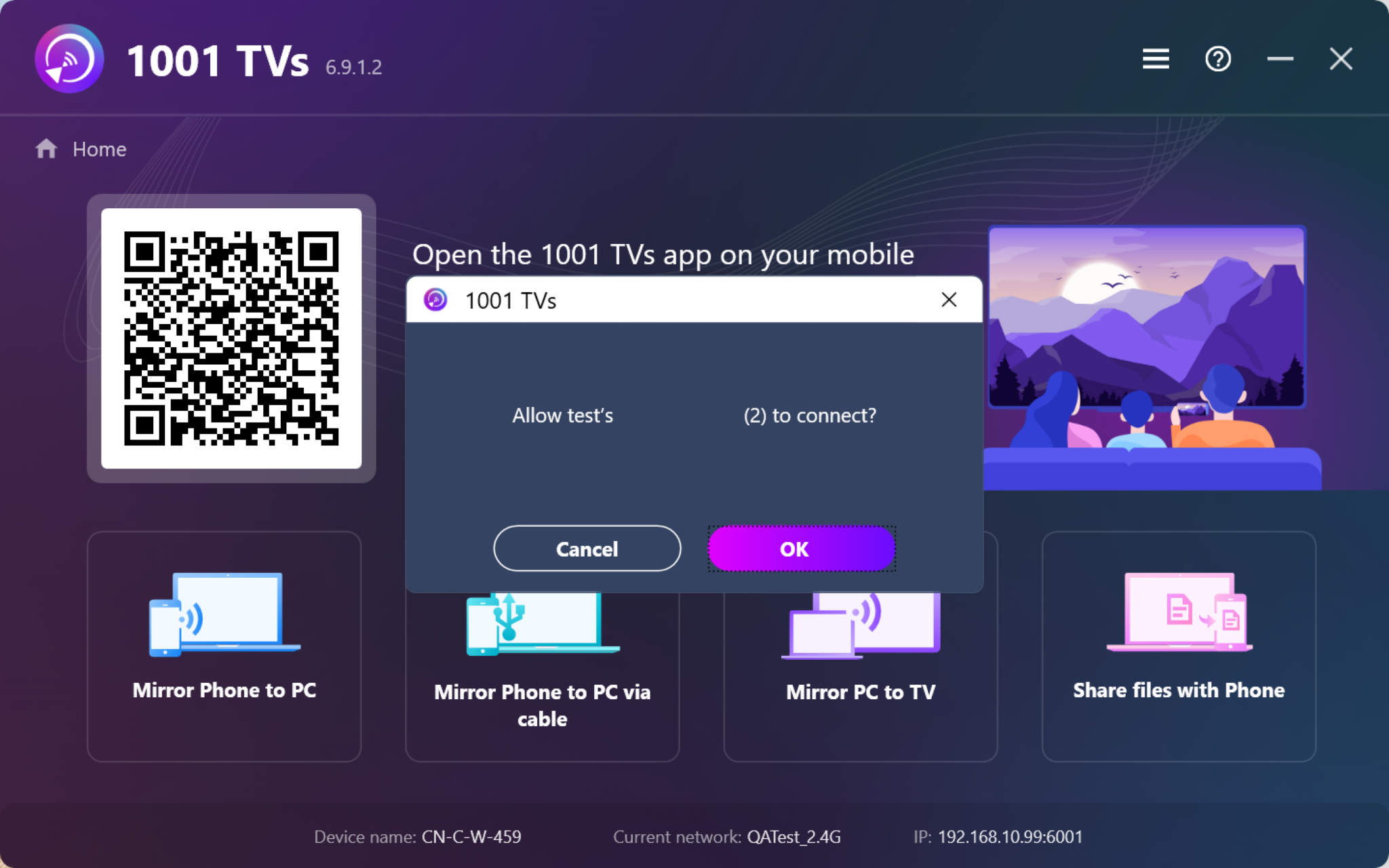 1001 TVs--[Windows]Cómo reflejar la pantalla de Windows PC a Mac / PC