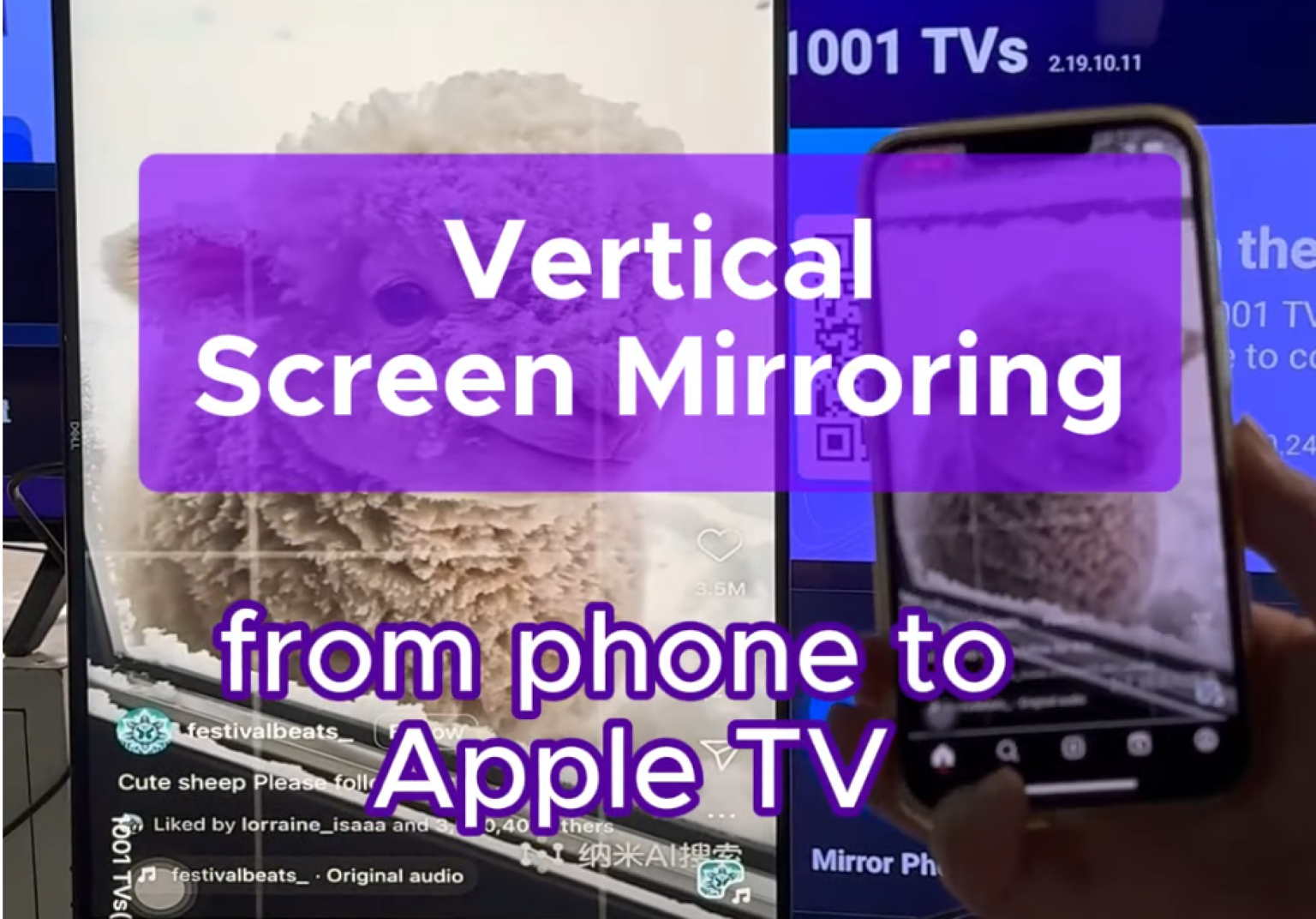 1001 TVs--How to Mirror Your iPhone, Android, or iPad Screen Vertically ...
