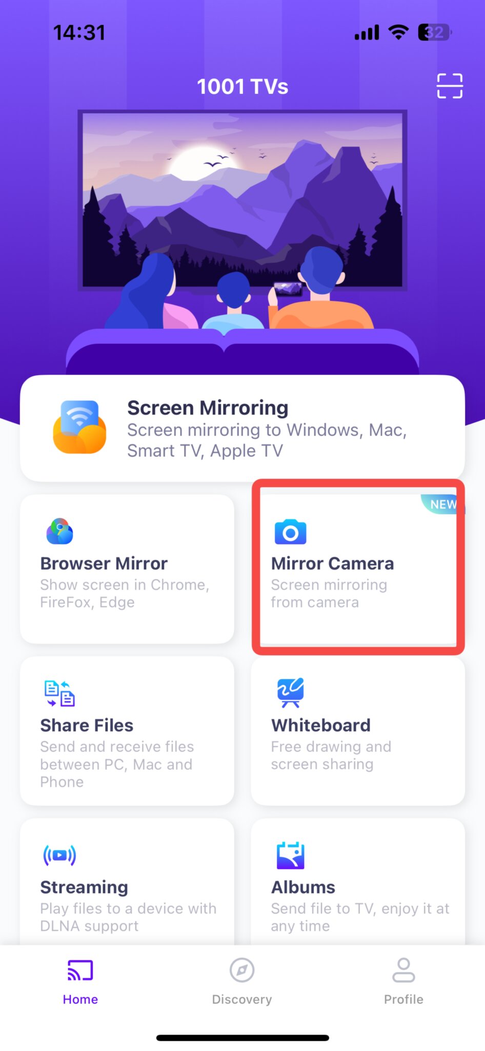 1001 TVs--iPhone Camera Mirroring Guide｜Use 1001 TVs for Real-Time Preview