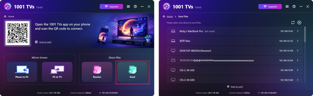 1001 TVs--How to Send Files from Your PC/Mac to TV/PC/Mac