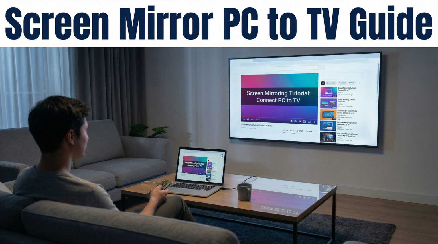 1001 TVs--2026 Guide: How to Screen Mirror PC to TV
